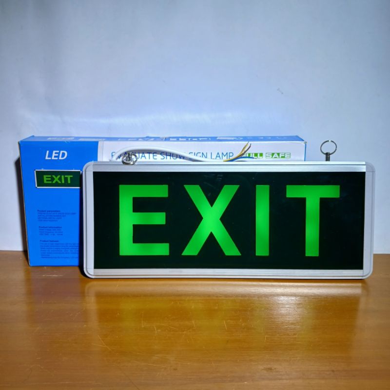 Jual Emergency exit lamp / lampu led exit | Shopee Indonesia
