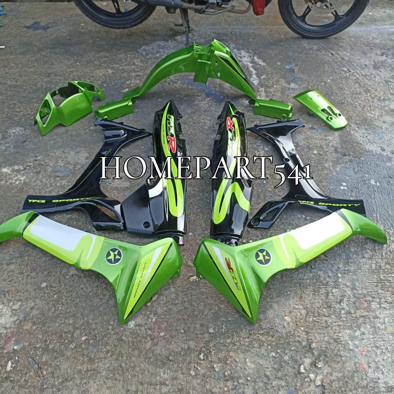 Jual FULL SET BODY HALUS YAMAHA FIZ R FIZR CALTEX HIJAU HITAM | Shopee ...