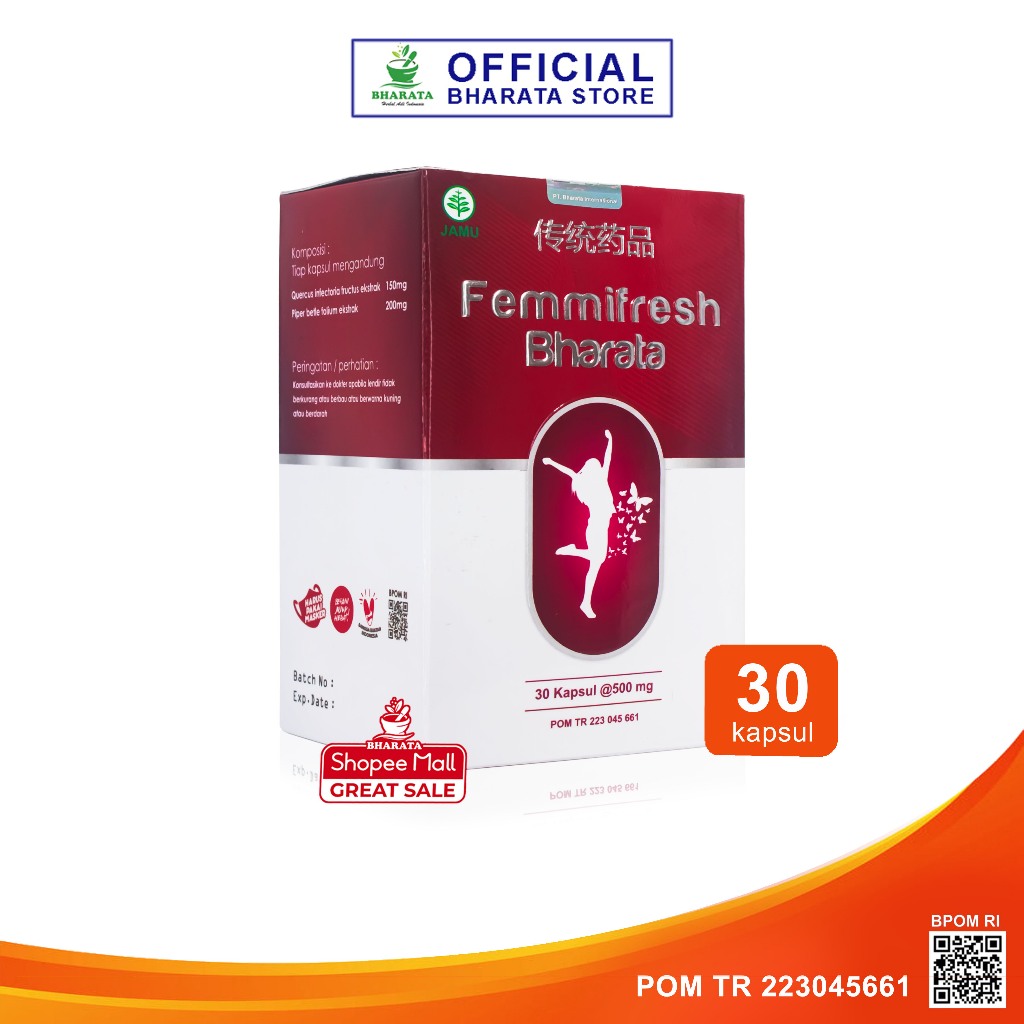 Jual Obat Keputihan, Gatal dan Bau Tak Sedap Femmifresh Bharata Kemasan ...
