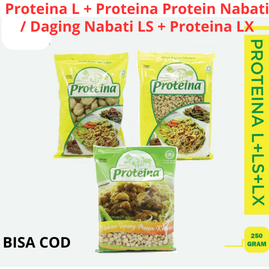 Jual Proteina L + Proteina Protein Nabati / Daging Nabati LS + Proteina ...