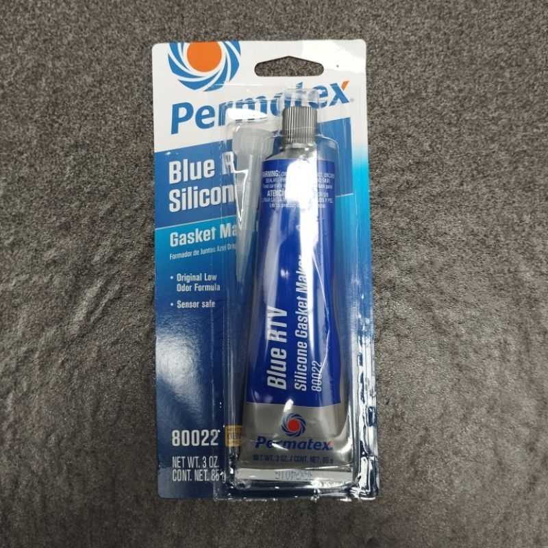 Jual LEM PERMATEX BLUE RTV SILICON LEM PAKING PACKING LEM GASKET LEM ...