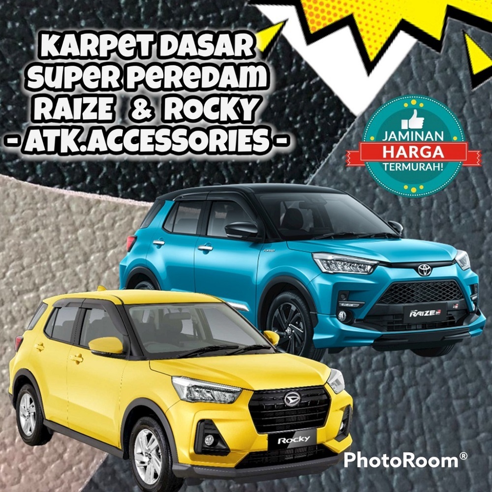 Jual KARPET DASAR MOBIL RAIZE / ROCKY - PEREDAM | Shopee Indonesia