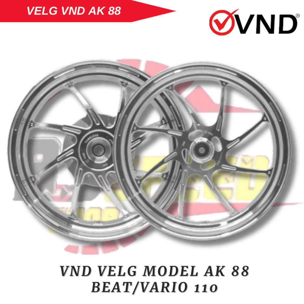Jual VND Velg Racing AK 88 Beat/ Vario 110/ Scoopy Old / Spacy / Genio ...