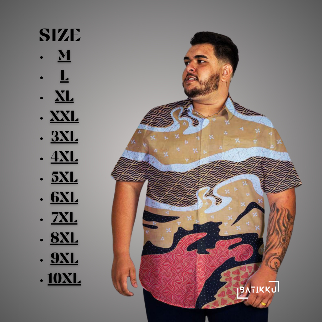Jual BATIK JUMBO PRIA "Z"-M,L,XL,XXL,XXXL,XXXXL,XXXXXL-4L,5L,6L,7L-HINGGA PALING BESAR LD 140 CM ...