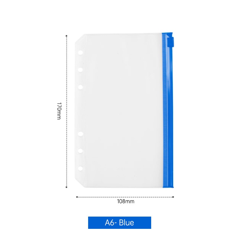 Jual COD A5/A6 Bening PVC Tahan Air Lepas Tas Pengikat Ritsleting File ...