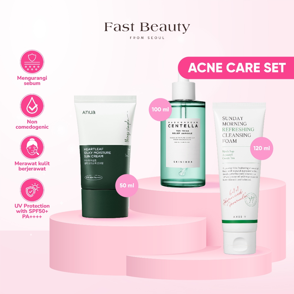 Jual FAST BEAUTY Acne Care Set | Shopee Indonesia