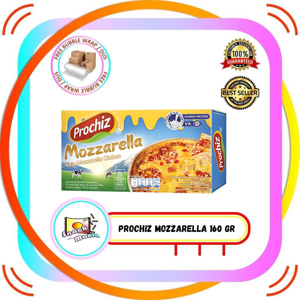 Jual Prochiz Keju Mozzarella ~ 160 gr Mozarella Mozarela Cheese Blok ...
