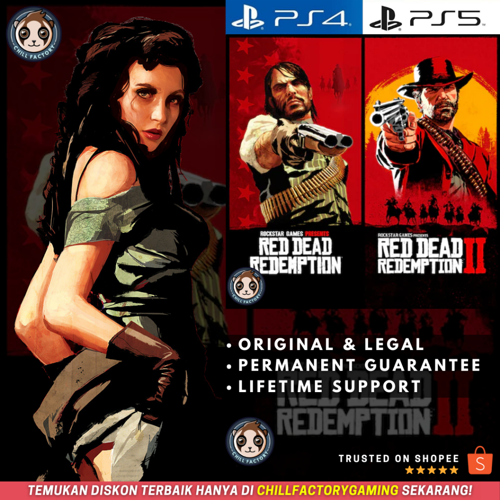 Jual Red Dead Redemption & Red Dead Redemption 2 Bundle PS4 PS5 ...