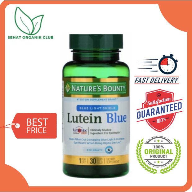 Jual Nature's Bounty Lutein Blue 30 Softgels - lutein lutemax ...