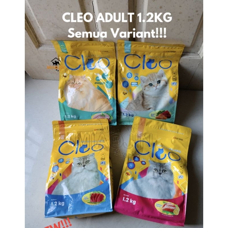 Jual CLEO Kitten / Adult 1.2Kg - Makanan Kucing Persian Persia Anak ...