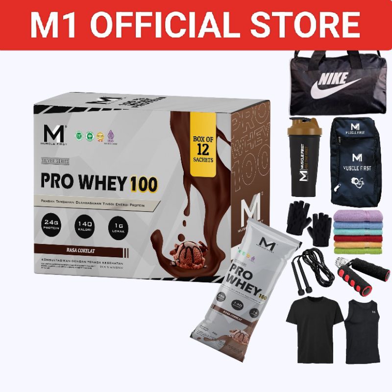 Jual Muscle First Pro Whey 100 Box isi 12 sachet Suplemen Whey Protein ...