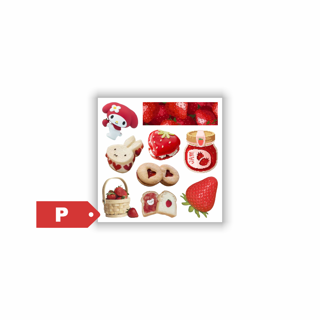 Jual mini sticker sheet aesthetic deco y2k kidcore cute thence ...