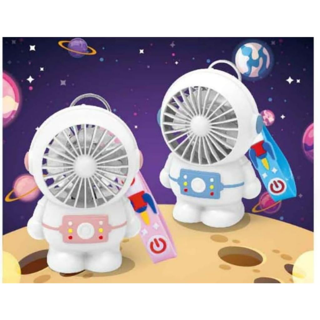 Jual ( KD 1) Mini fan Astronot M17 Miyoshi / Saku Kipas Angin Mini ...