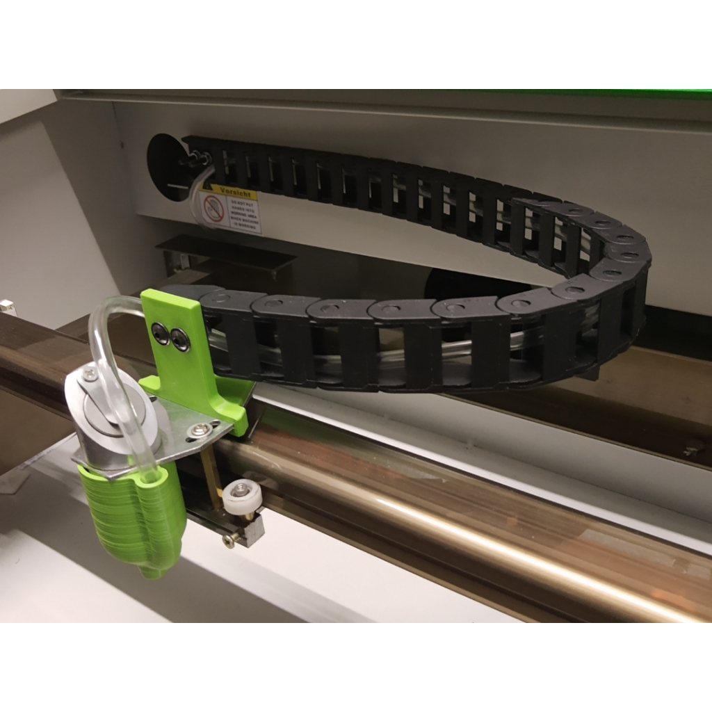 Jual Dudukan rantai laser head K40 Co2 Drag Chain Holder for K40 ...