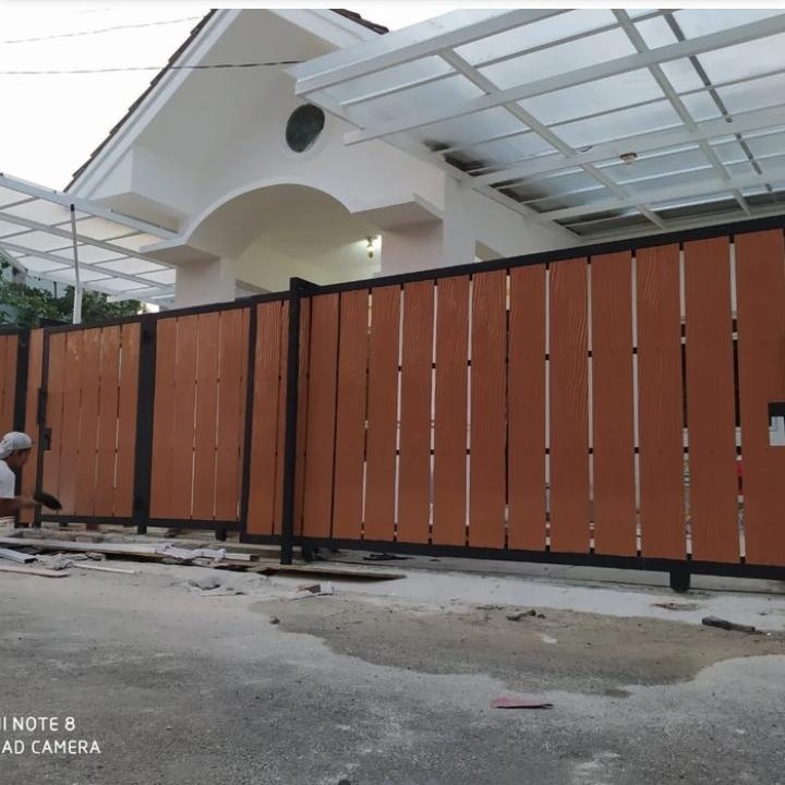 Jual pagar grc motif kayu | Shopee Indonesia