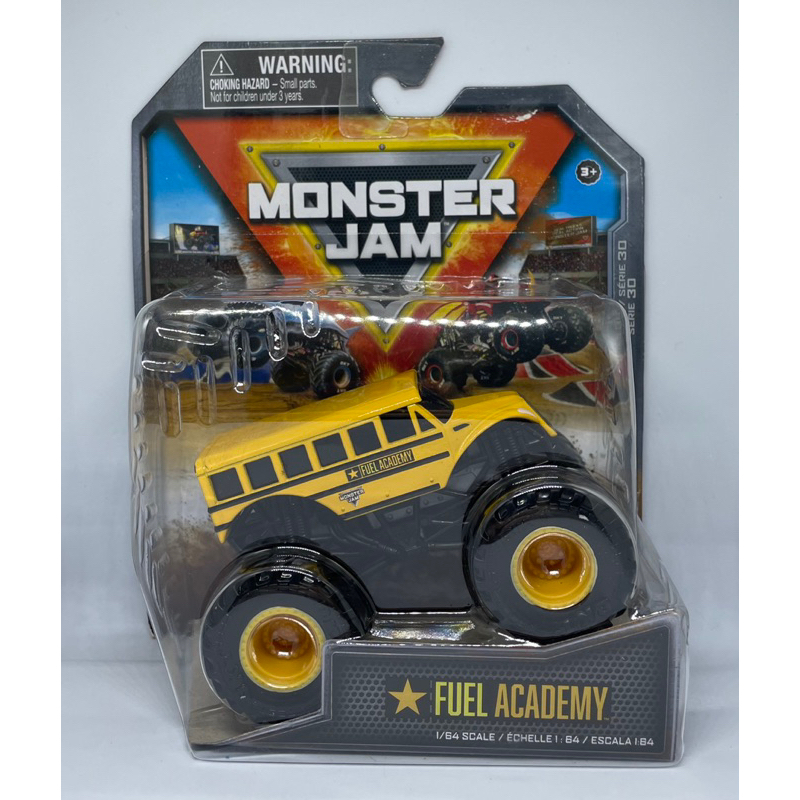 Jual Monster Jam Fuel Academy Seri 30 Skala 64 Spin Master Truck Bis ...