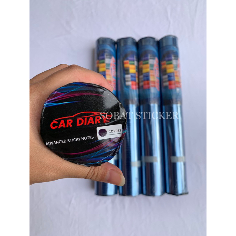 Jual STICKER SKOTLET CAR DIARY TRANSPARAN BIRU PER ROLL | Shopee Indonesia