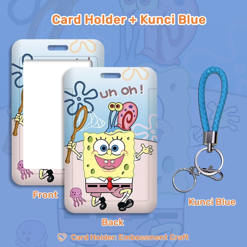 Jual SpongeBob Patrick Star ID card holder tali lanyard transportasi ...