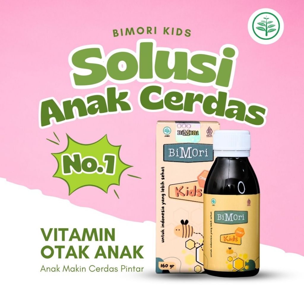 Jual Bimori Kids Vitamin Otak Anak Cerdas / Suplemen Anak Pintar Dan ...