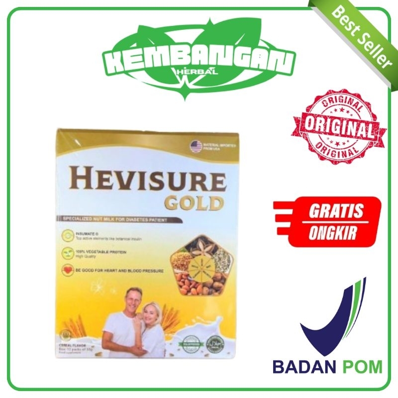 Jual Hevisure Gold PLUS MILK SUSU Obat Diabetes & Kencing Manis Insulin ...