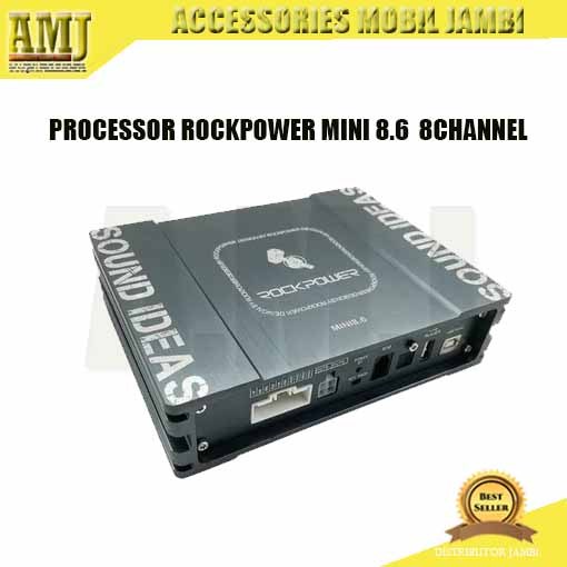 Jual DIGITAL SOUND PROCESSOR ROCKPOWER ROCK POWER MINI 8.6 DSP 8CH +POWER AMPLI 6CH | Shopee ...