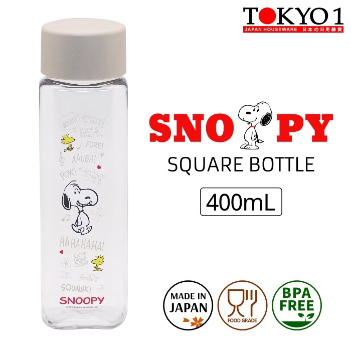 Jual Tokyo1 Snoopy-Square Bottle Botol minum Snoopy 400ML 112768 | Shopee Indonesia