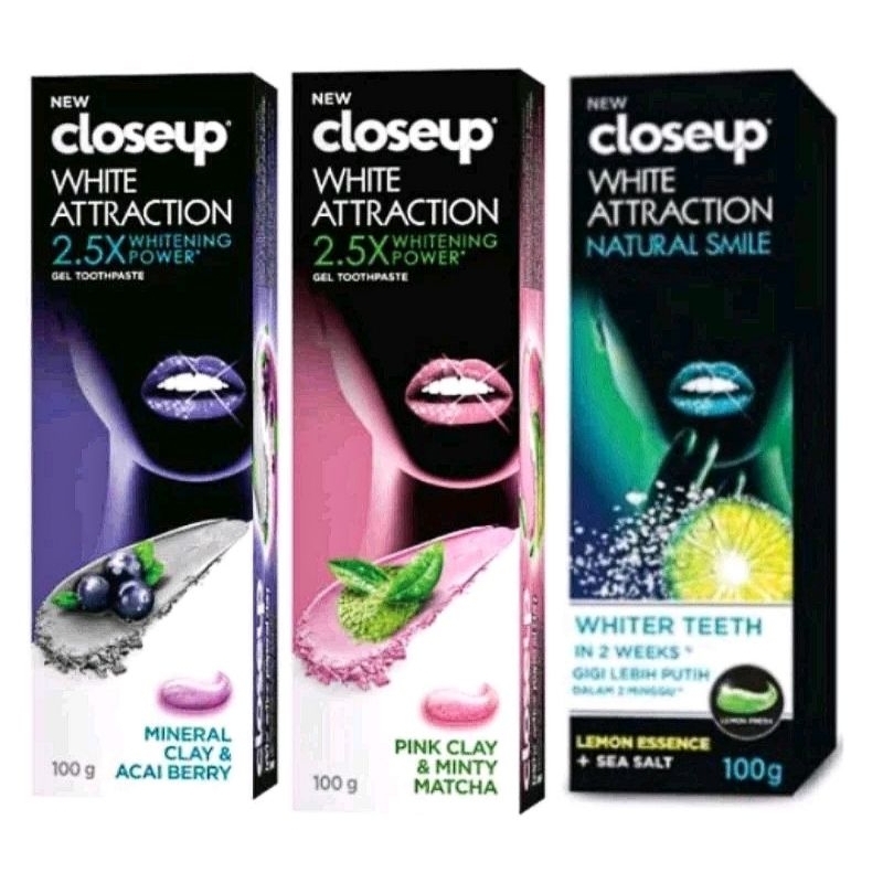 Jual Close Up Pasta Gigi Toothpaste White Attraction 95 Gram | Shopee ...