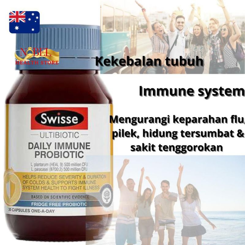 Jual Swisse Daily Immune Probiotic 30 Caps | Shopee Indonesia