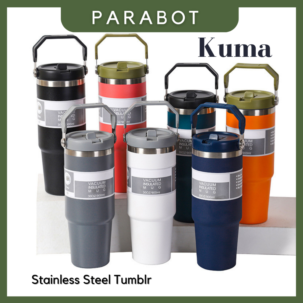 Jual [Parabot] KUMA Tumbler Stainless Steel Vacuum Insulated Mug Botol ...