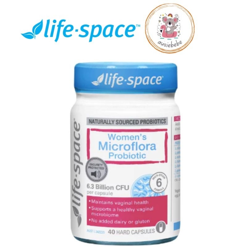 Jual Life Space Women's Microflora Probiotic Flora Balance 40 Capsules ...