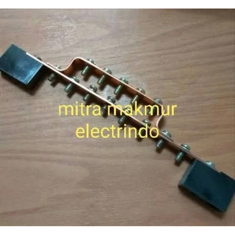 Jual Busbar grounding / nol arde / terminal arde plat tembaga asli ...