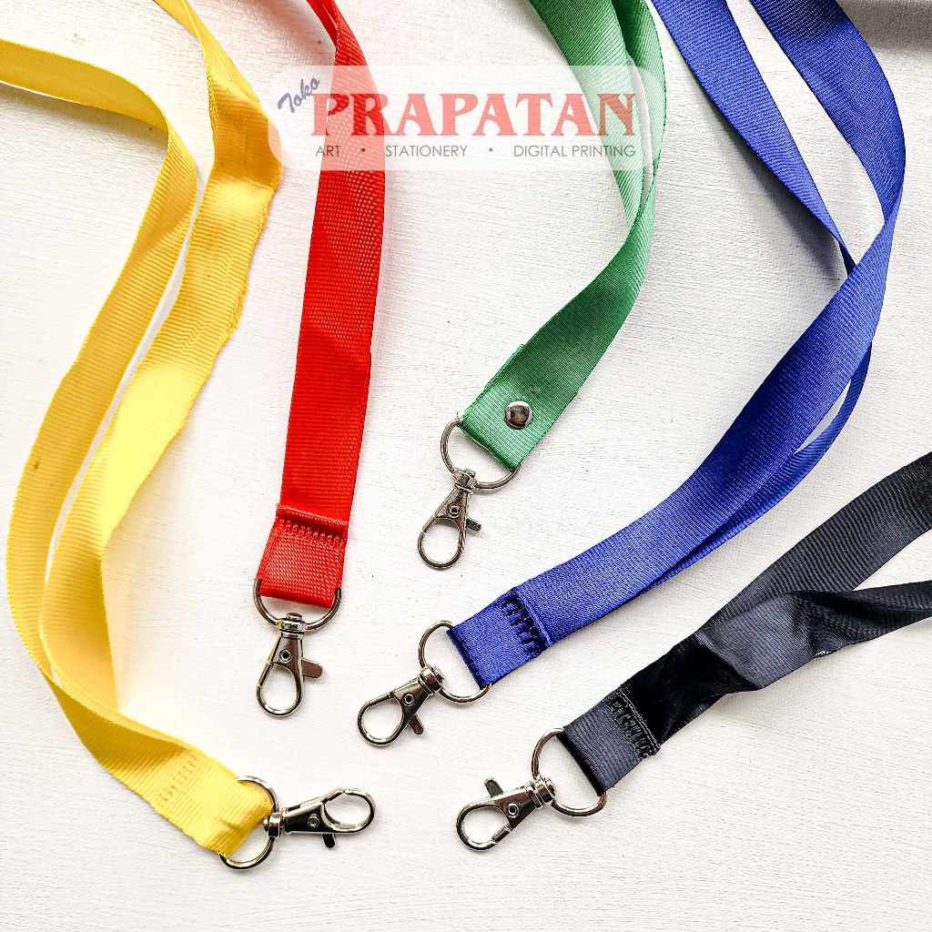 Jual Topla Tali Name Tag Clip 2cm | Tali ID Card | Gantungan Kartu Nama ...