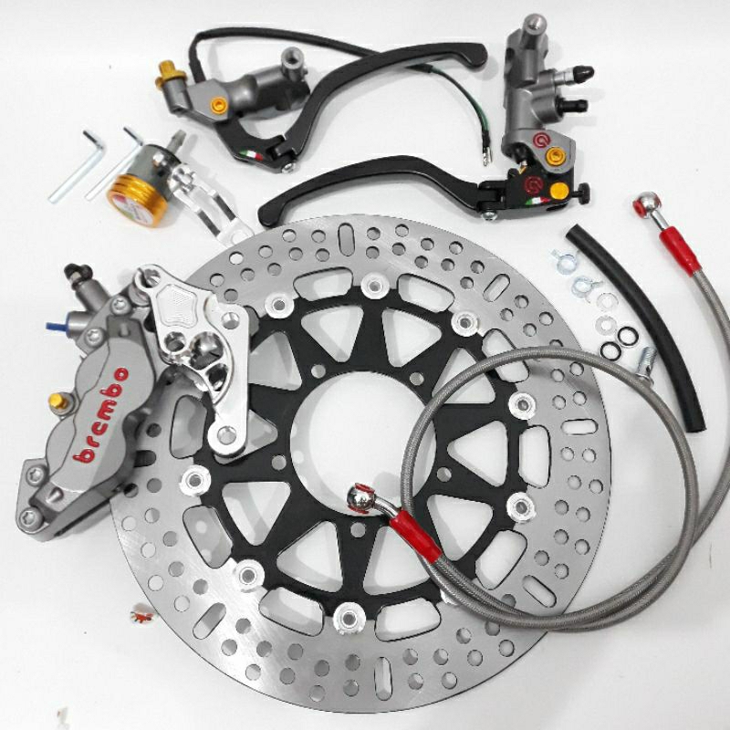 Jual paket kaliper master rem vixion r15 mx king kaliper 4P piringan lebar 300mm | Shopee Indonesia