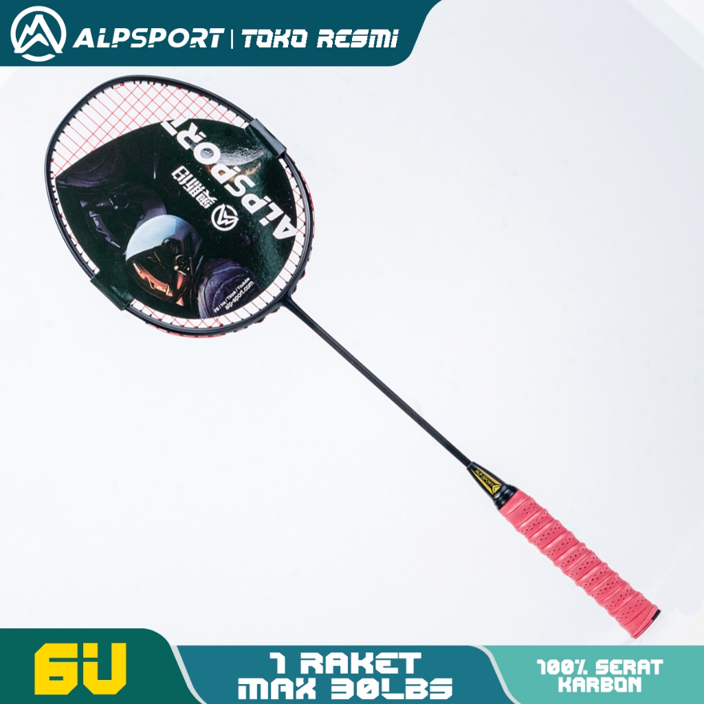 Jual ALPSPORT RR【2Raket + Tas】4U G5 100% Serat Karbon Penuh Desain Asli ...