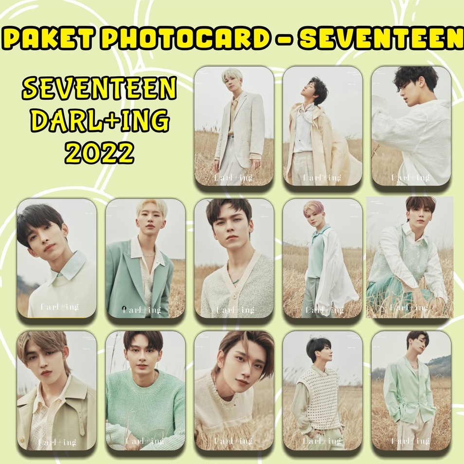 Jual 13 Lembar - PAKET PHOTOCARD SEVENTEEN FACE THE SUN PAKET PHOTO ...
