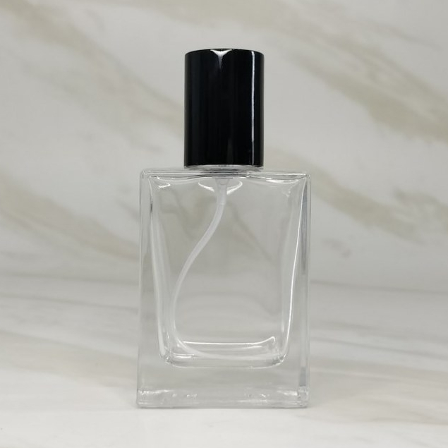 Jual BOTOL PARFUM 30ML BENING/CLEAR KOTAK - TUTUP SPRAY HITAM - PARFUM ...