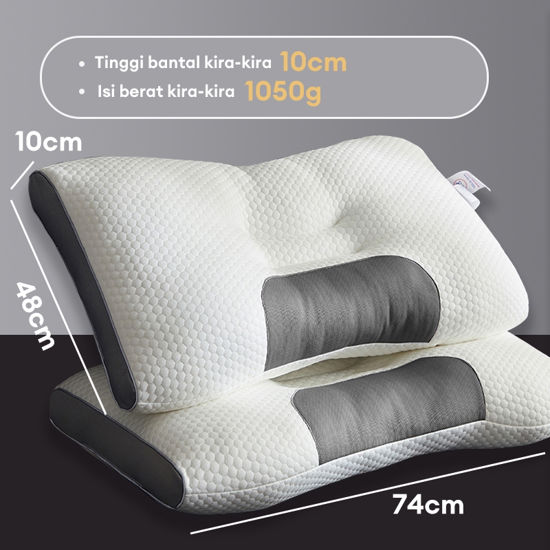 Jual Bantal Tidur Kesehataan Traksi Leher Bantal Latex Bantal Kesehatan ...