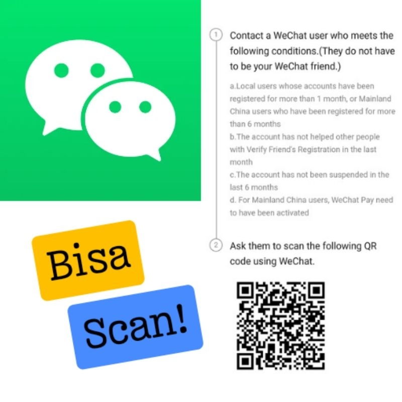 Jual Scan QR Pendaftaran WeChat (BERGARANSI) | Shopee Indonesia