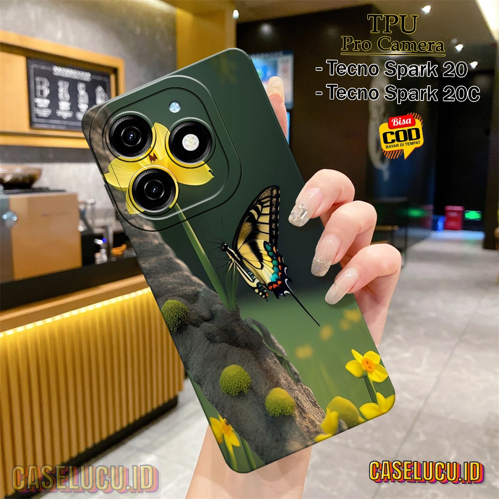 Jual Casing Hp Tecno Spark 20 / 20c - Fashion Case kupu - Case Tecno ...