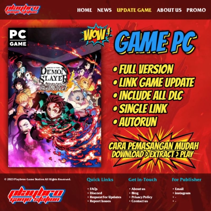 Jual Demon Slayer Kimetsu no Yaiba The Hinokami Chronicles - Game PC ...