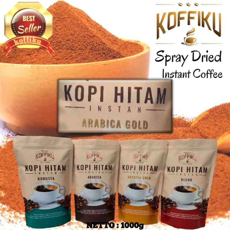 Jual Koffiku Arabica Gold kopi instan tanpa ampas kemasan 1000 grm ...