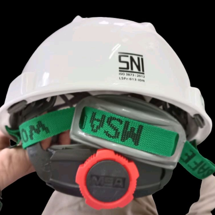 Jual helm safety merk MSA warna putih /helm safety/helm safety proyek ...
