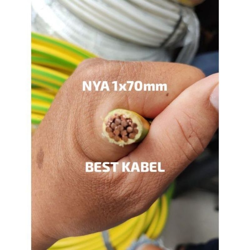 Jual NYA 70mm 1x70 Supreme Kabel Tunggal grounding | Shopee Indonesia