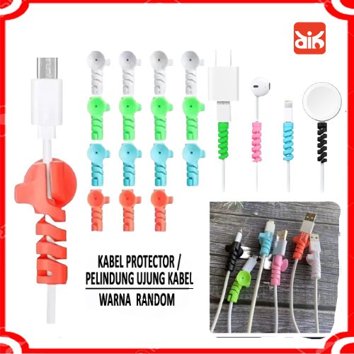 Jual KABEL PROTECTOR SPIRAL/WALL CABLE PROTECTOR/PELINDUNG UJUNG KABEL ...