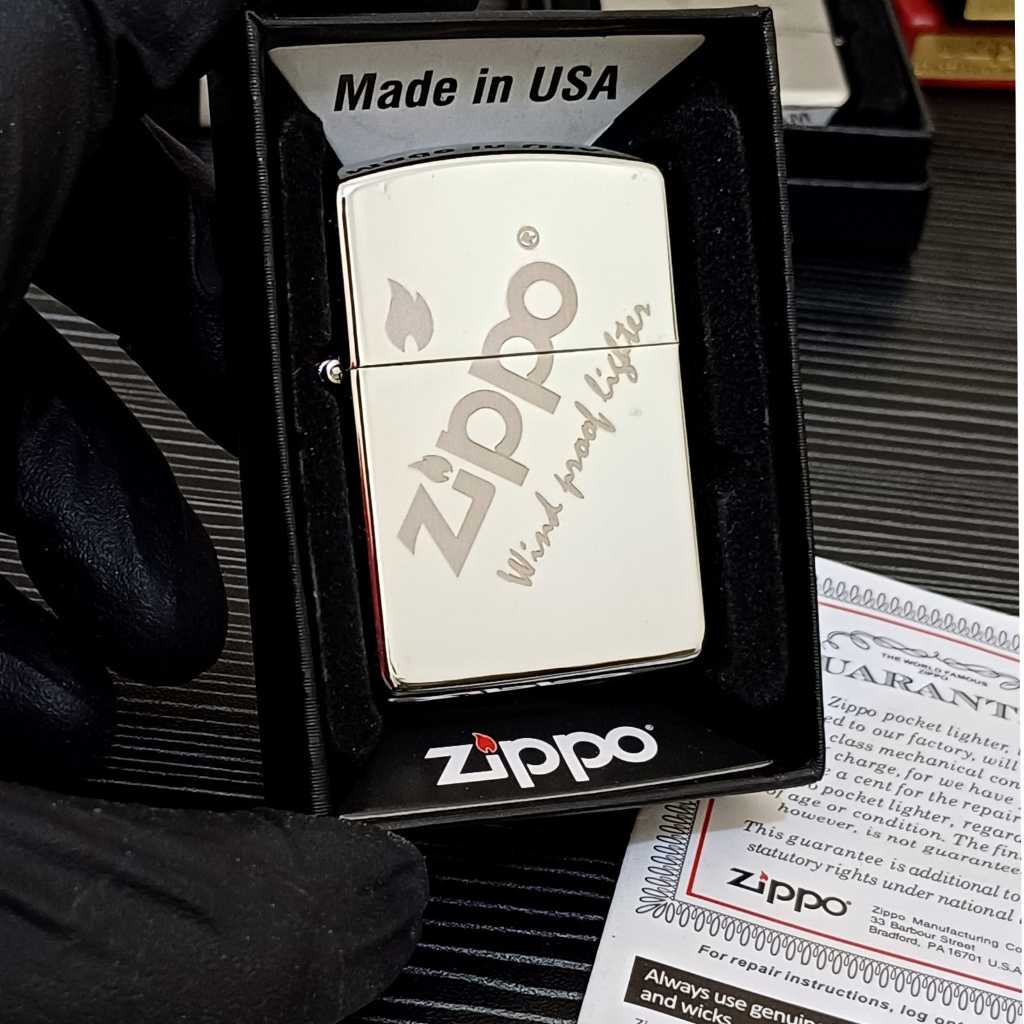 Jual korek api classic chrome warna silver motif grapir satu suara ...