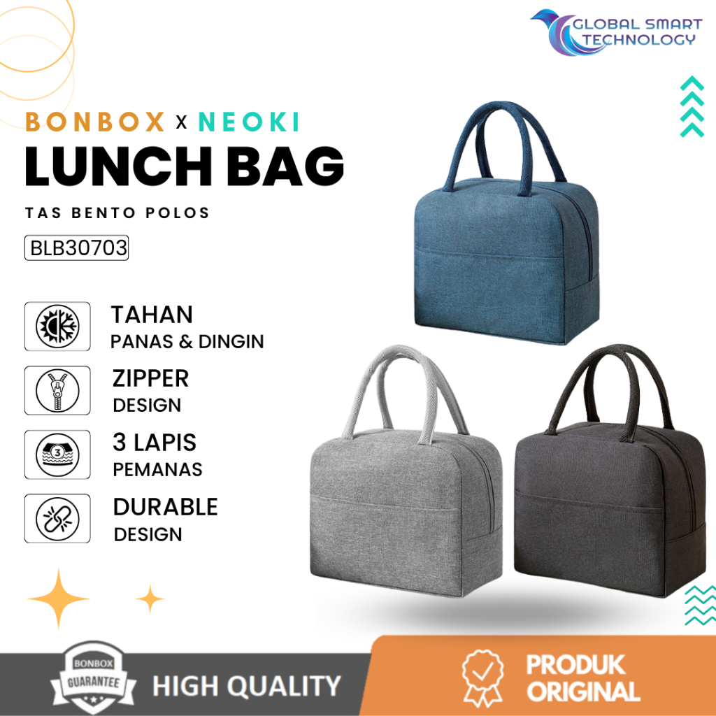 Jual NEOKI X BONBOX BLB30703 Tas Bekal Makan 3 Lapisan Penahan Suhu ...