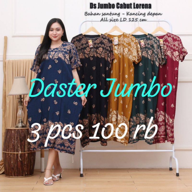 Jual DASTER JUMBO CABUTAN Rp 100 ribu dapat 3 pcs ADEM BANGET KAIN ...