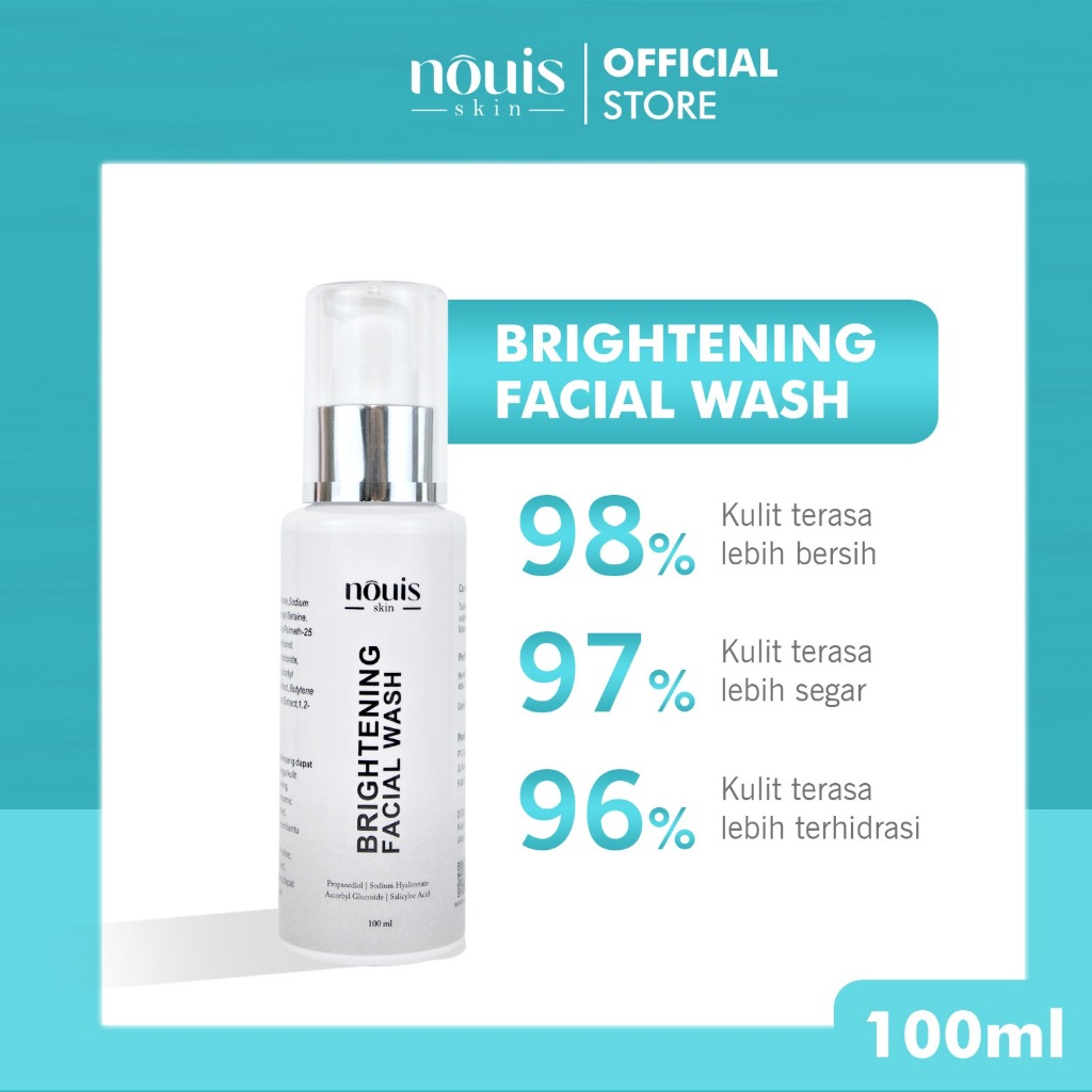 Jual Nouis Skin Brightening Facial Wash | Sabun Cuci Wajah | Shopee ...