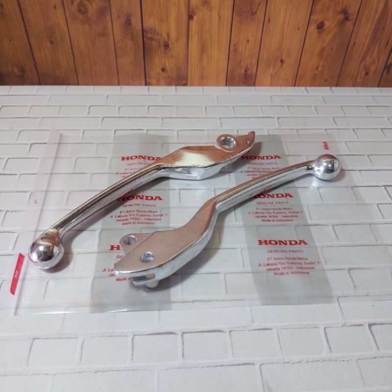 Jual handle handel rem silver satu set beat delux Scoopy ring 12 beat ...