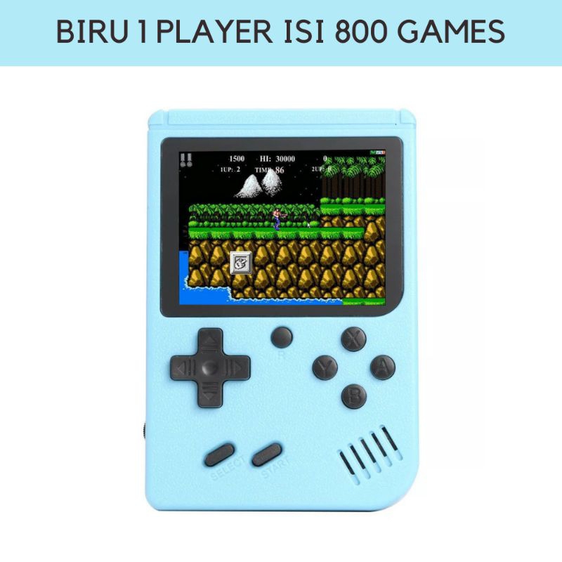 Jual Gameboy Retro 500 in 1 Games Mini Portabel SUPRIME Red Series Console Games 1 PLAYER / 2 ...